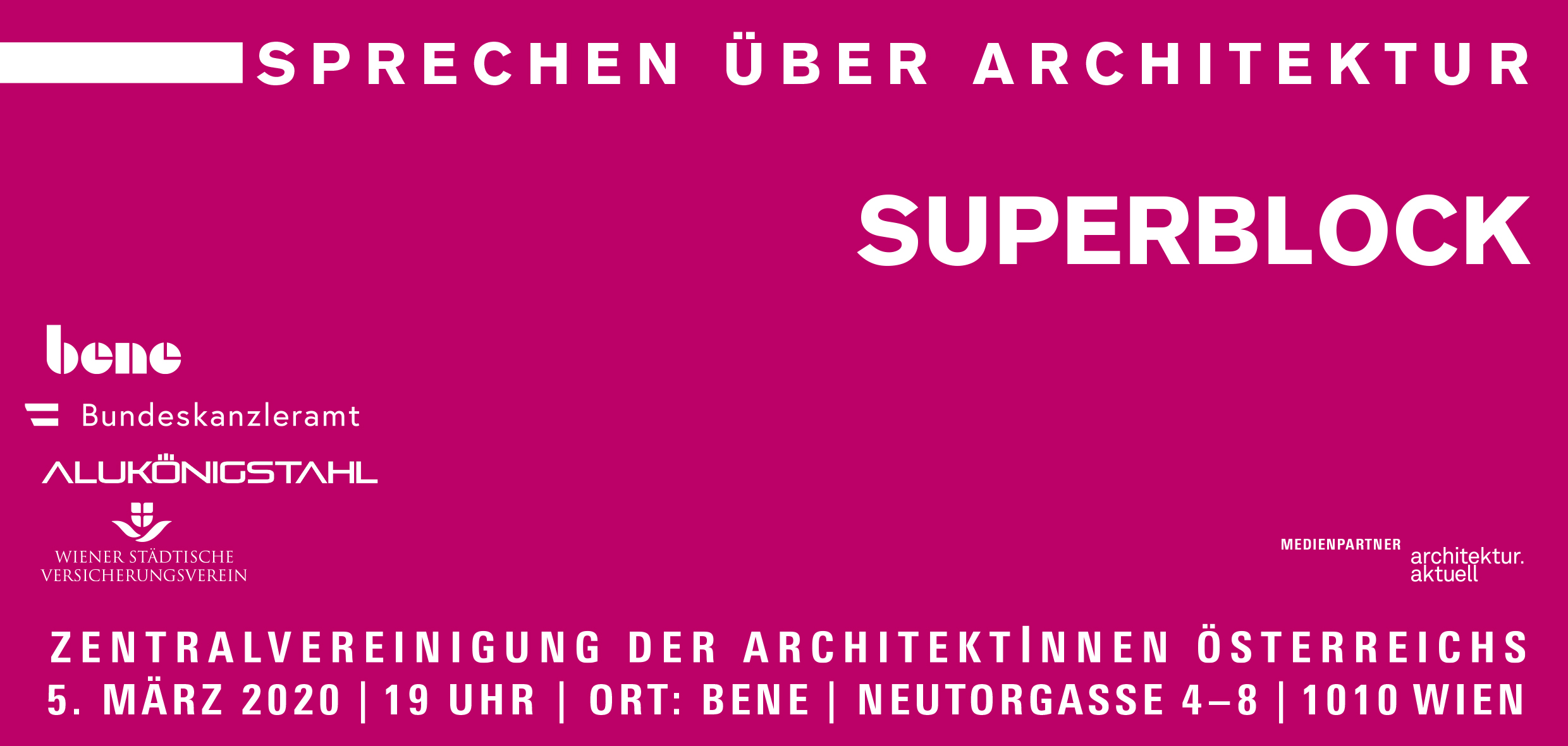 Superblock — Zentralvereinigung der Architekt:innen Österreichs
